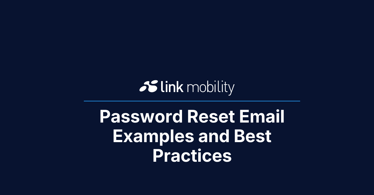 Password Reset Email Examples and Best Practices