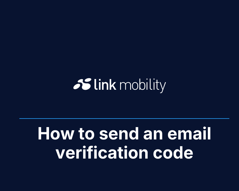 How to send an email verification code