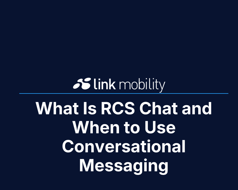 What Is RCS Chat and When to Use Conversational Messaging