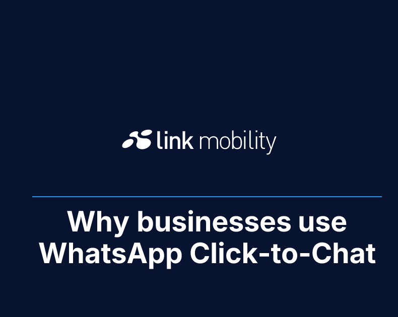Why businesses use WhatsApp Click-to-Chat